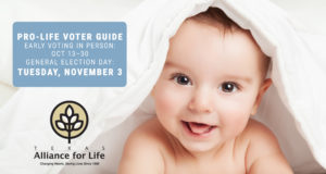 Pro-Life Voter Guide | Texas Alliance for Life